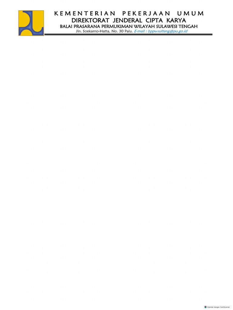 Kop Surat PU New | PDF