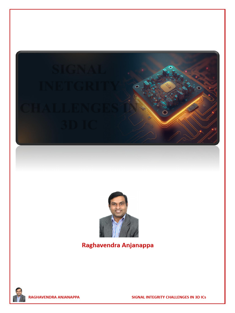 Signal Integrity Challenges in 3D IC | PDF | Analogue Electronics | Electronic Circuits