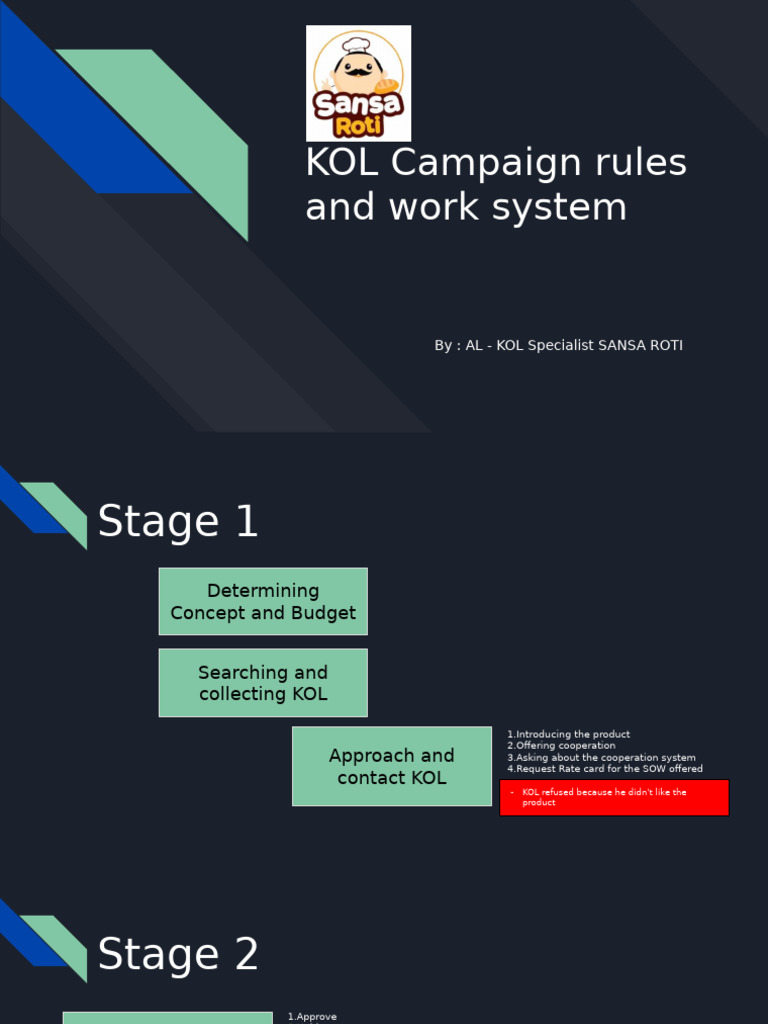 KOL Campaign Rules and Work System | PDF