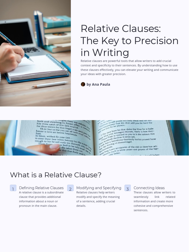 Relative-Clauses-The-Key-to-Precision-in-Writing.pdf | PDF | Clause | Comma