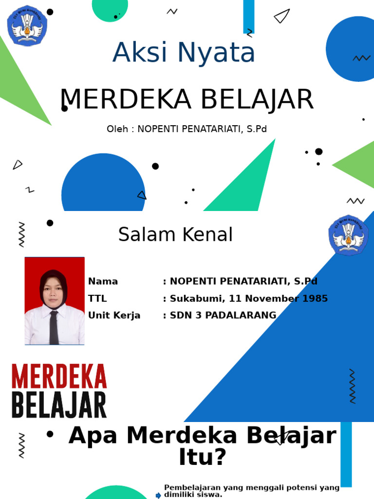 Logo Kurikulum Merdeka dan Pembelajaran | PDF