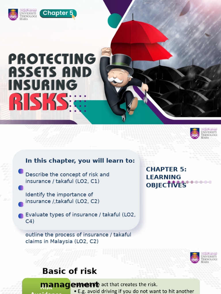 Chapter 5 Protecting Assets and Insuring Risks | PDF | Insurance | Life ...