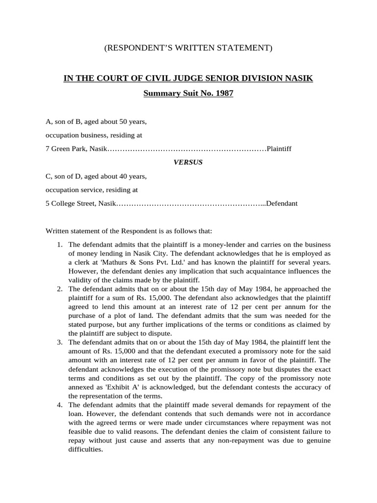 Assignment 4 - Vaishnavi Raj - 2182103 | PDF | Promissory Note | Lawsuit Assignment 4 - Vaishnavi Raj - 2182103 | PDF | Promissory Note | Lawsuit