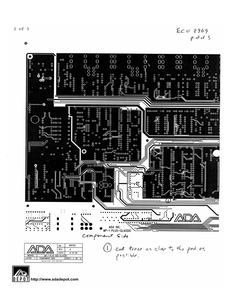 ADA MP1 Classic PCB Revision 2 | PDF