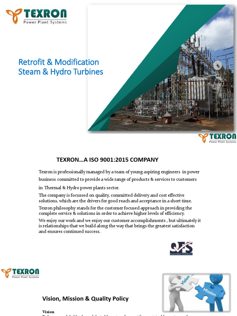 Retrofit Solutions for Turbine Systems | PDF | Actuator | Valve