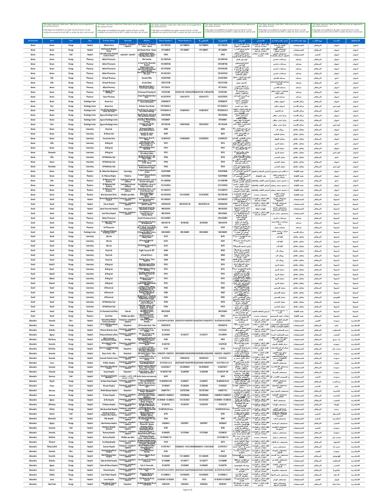 English - Arabic Network Update in September | PDF