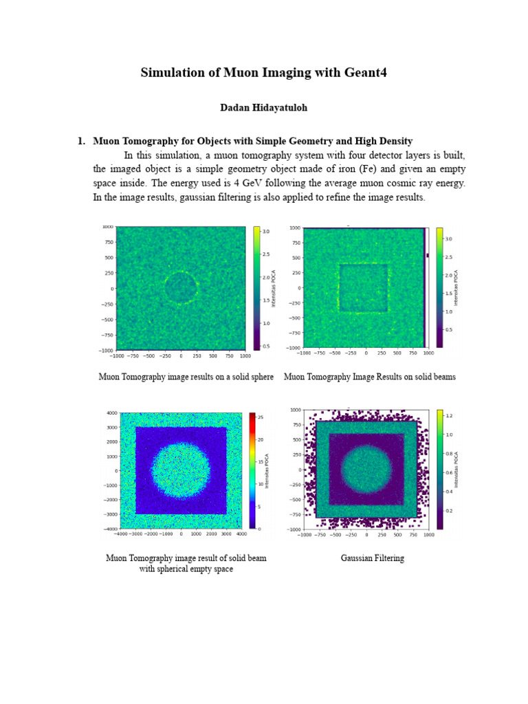 Muon Imaging Simulation | PDF