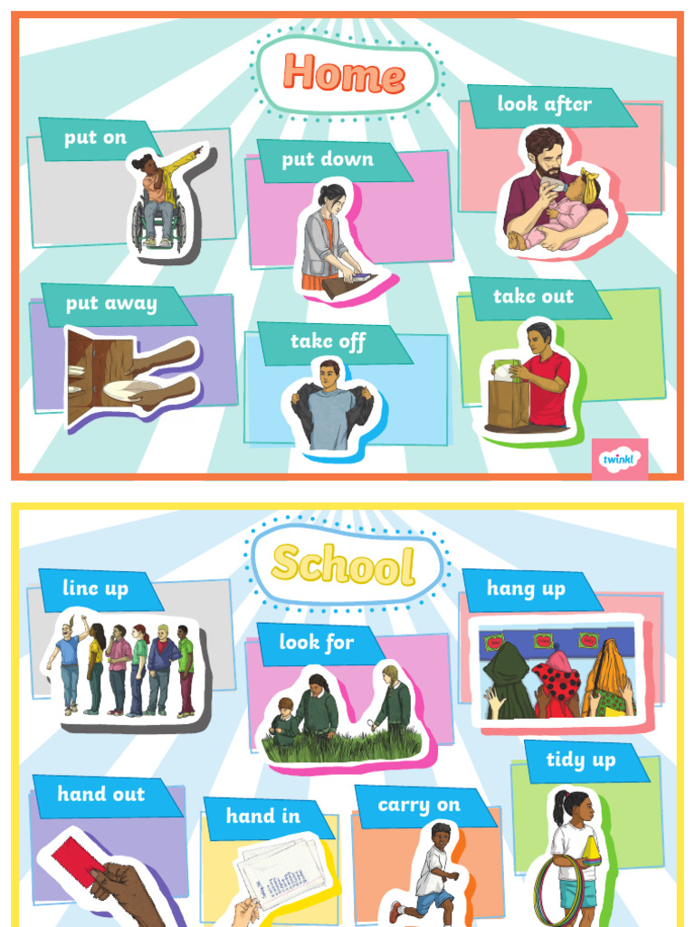 A2 Phrasal Verbs for ESL Learners | PDF