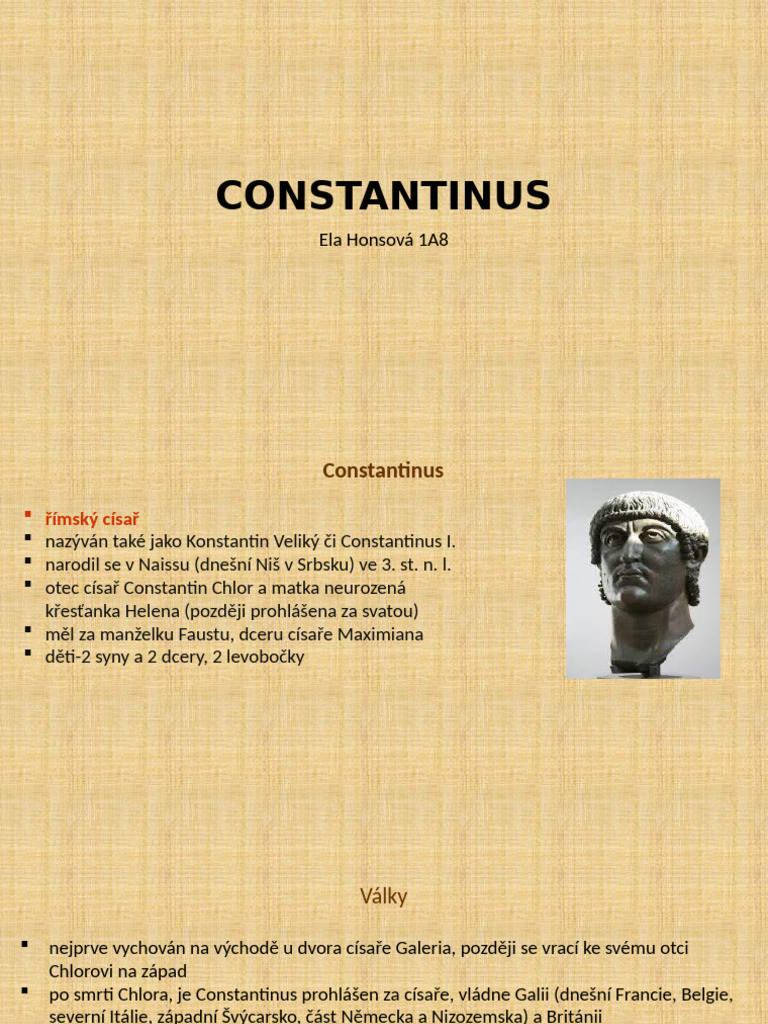 Constantinus 1 | PDF
