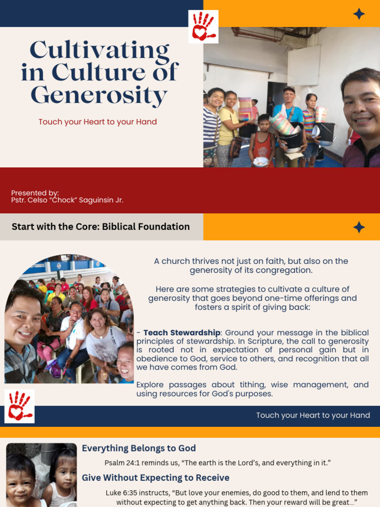 Cultivating in Culture of Generosity - 20240924 - 192020 - 0000 | PDF | Theology | Christian ...