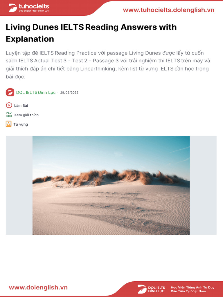 Living Dunes | PDF | Dune | Landscape