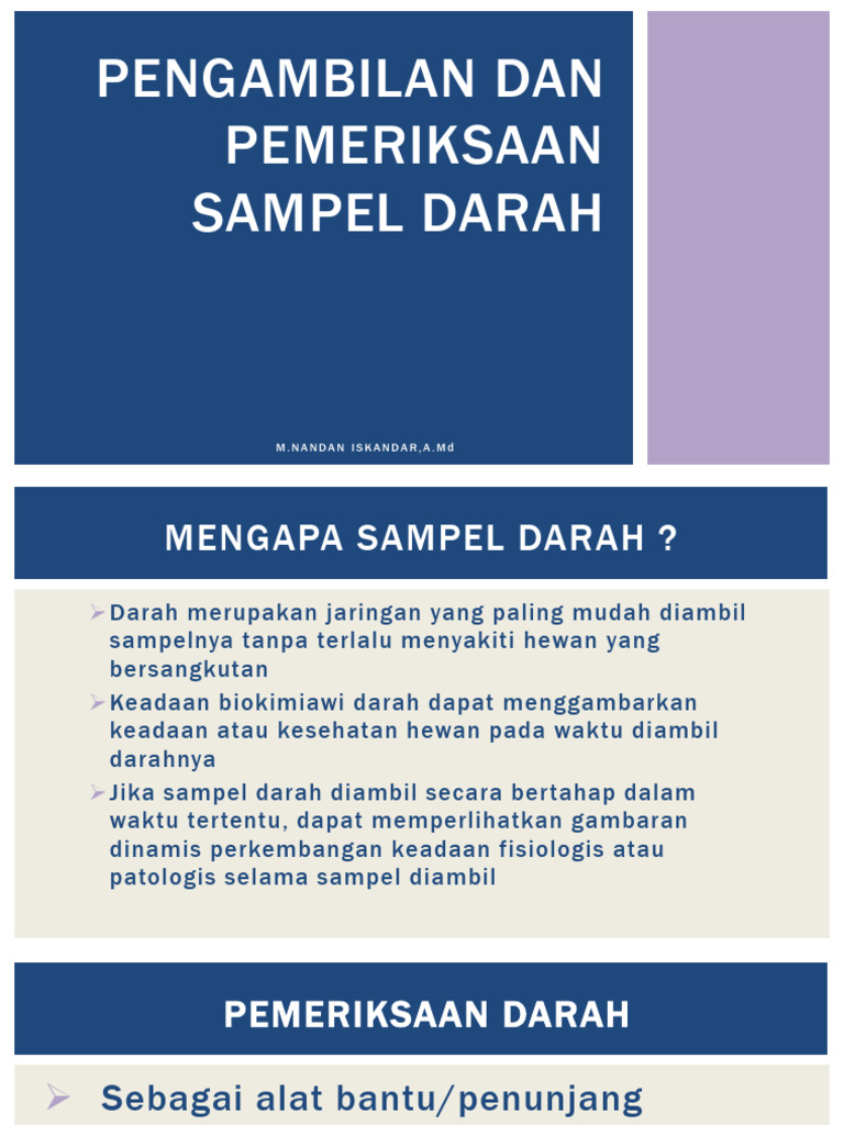 Teknik Sampling Darah - 2024 | PDF | Kesehatan Holistik