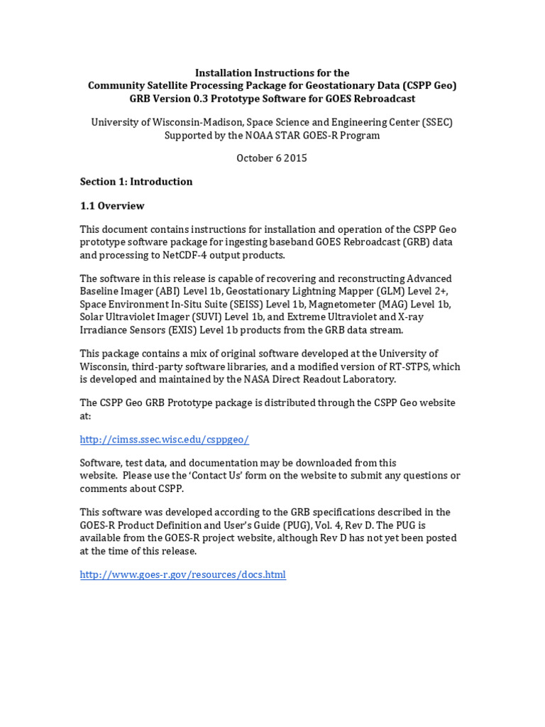 Csppgeogrbinstallationguidev03 Pdf Network Packet Linux 4852