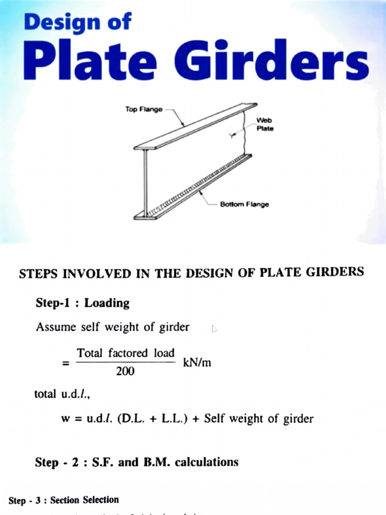 plate grider step mam | PDF | Buckling | Earthquake Engineering