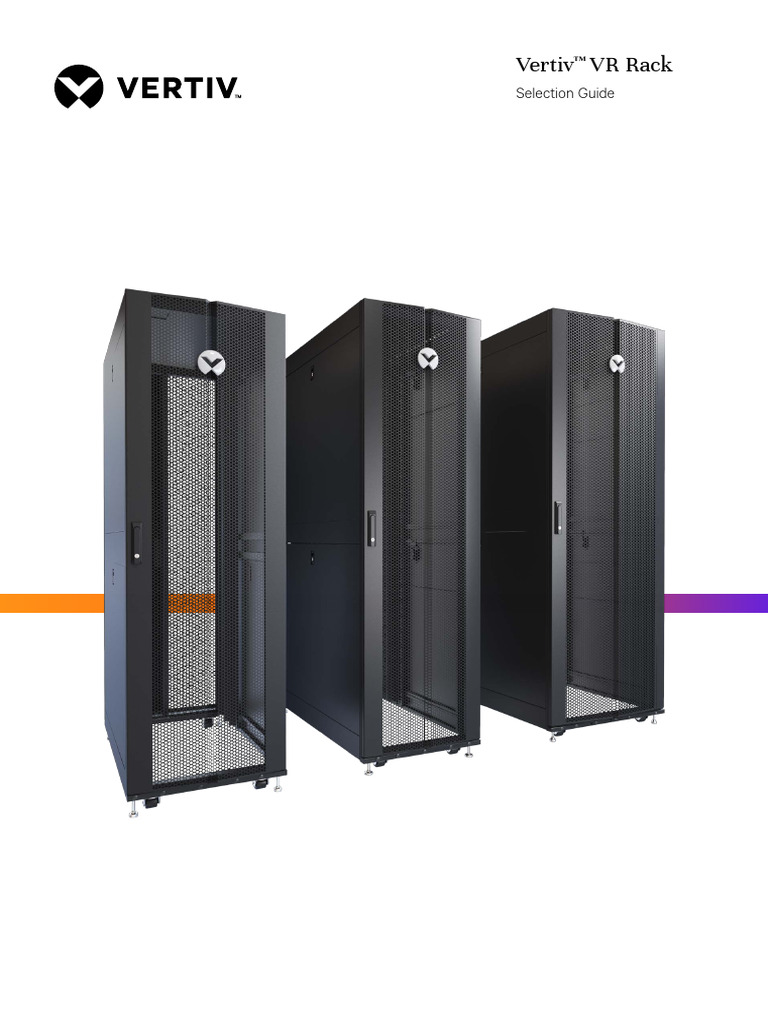 Vertiv VR Rack Selection Guide | PDF | Manufactured Goods
