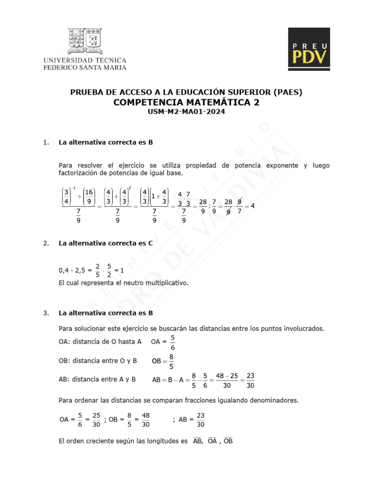 Abril - 2024-Matemática M2 | PDF | Aritmética | Objetos matemáticos