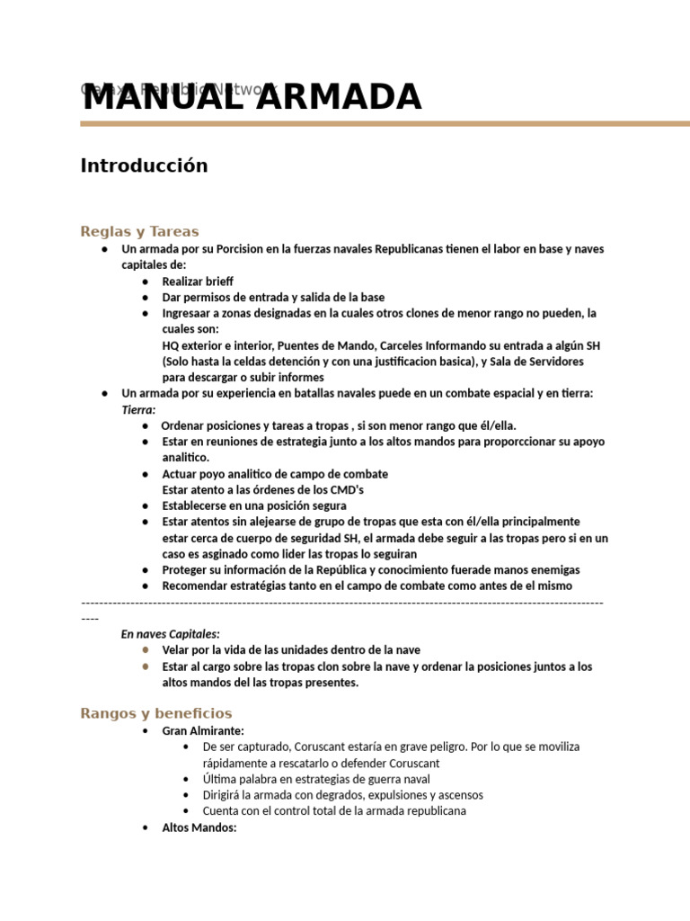 Manual Armada | PDF | Crucero | Operaciones militares