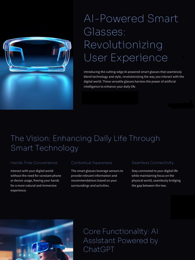AURA - Smart AI Glasses | PDF | Artificial Intelligence | Intelligence ...