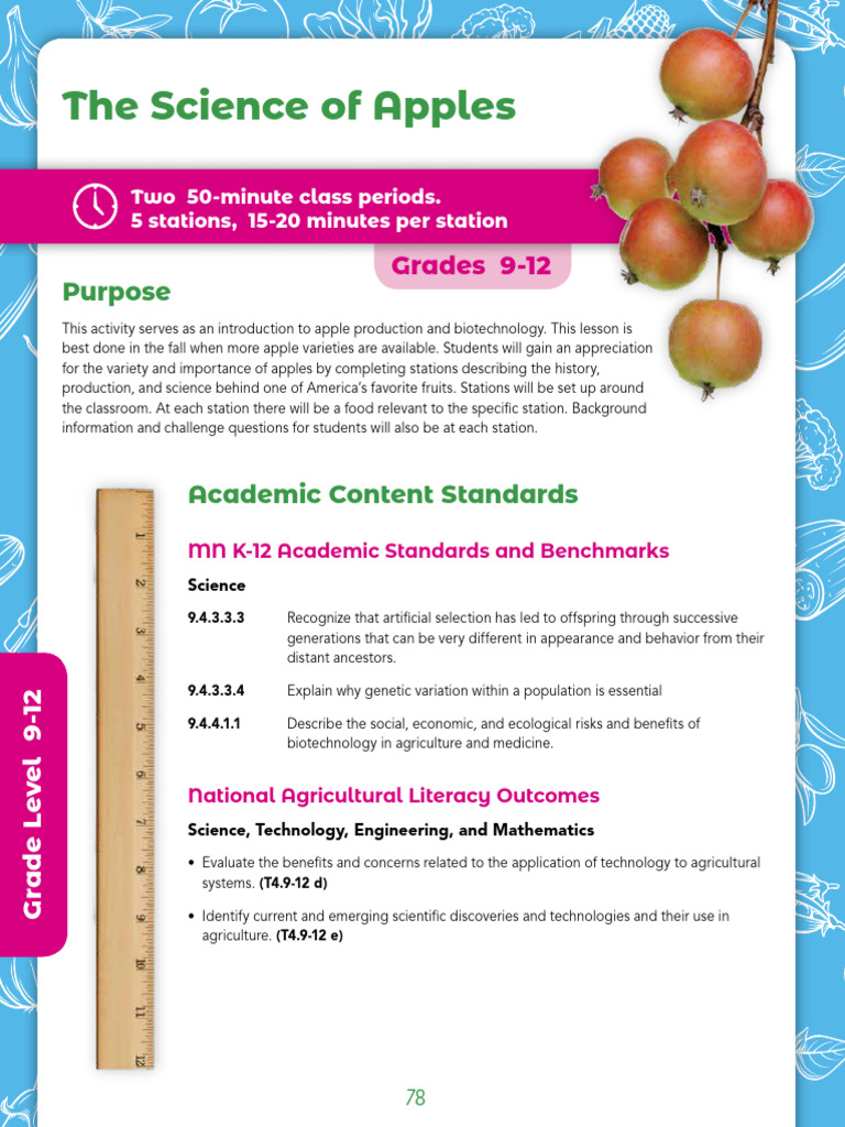 9-12_lesson1_apples | PDF | Apple | Genetically Modified Organism