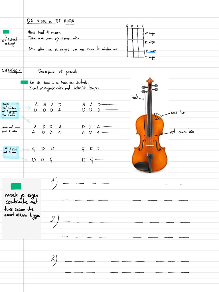 Violin Exercises Beginner | PDF