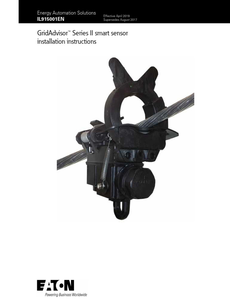 Grid Advisor Series II Smart Sensor Instructions Il915001en | PDF ...