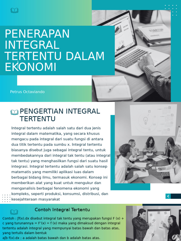 PENERAPAN INTEGRAL TERTENTU DALAM EKONOMIi | PDF