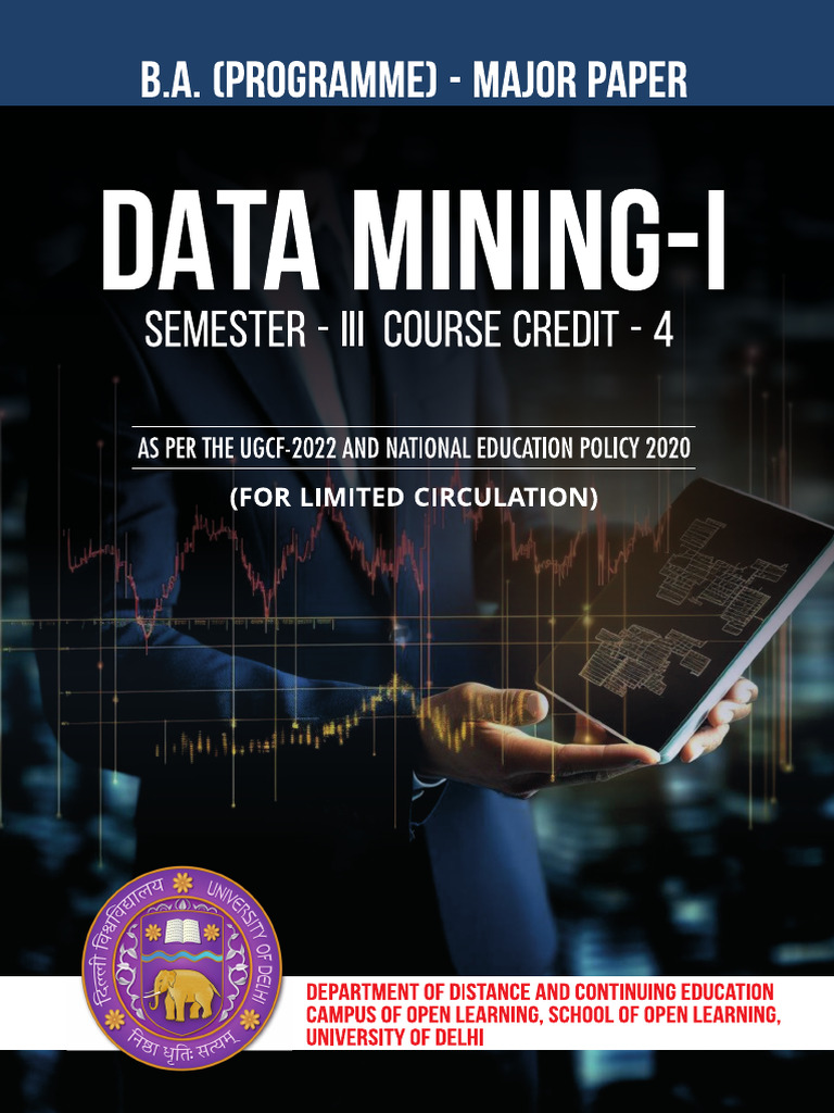 Data Mining - I | PDF | Machine Learning | Data Mining