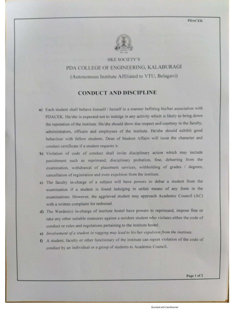 Code of Conduct | PDF