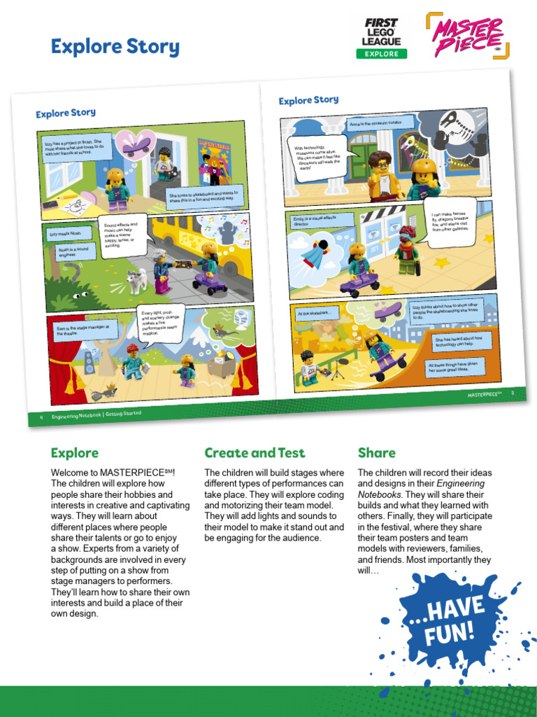 FLL Explore Masterpiece Challenge Overview | PDF