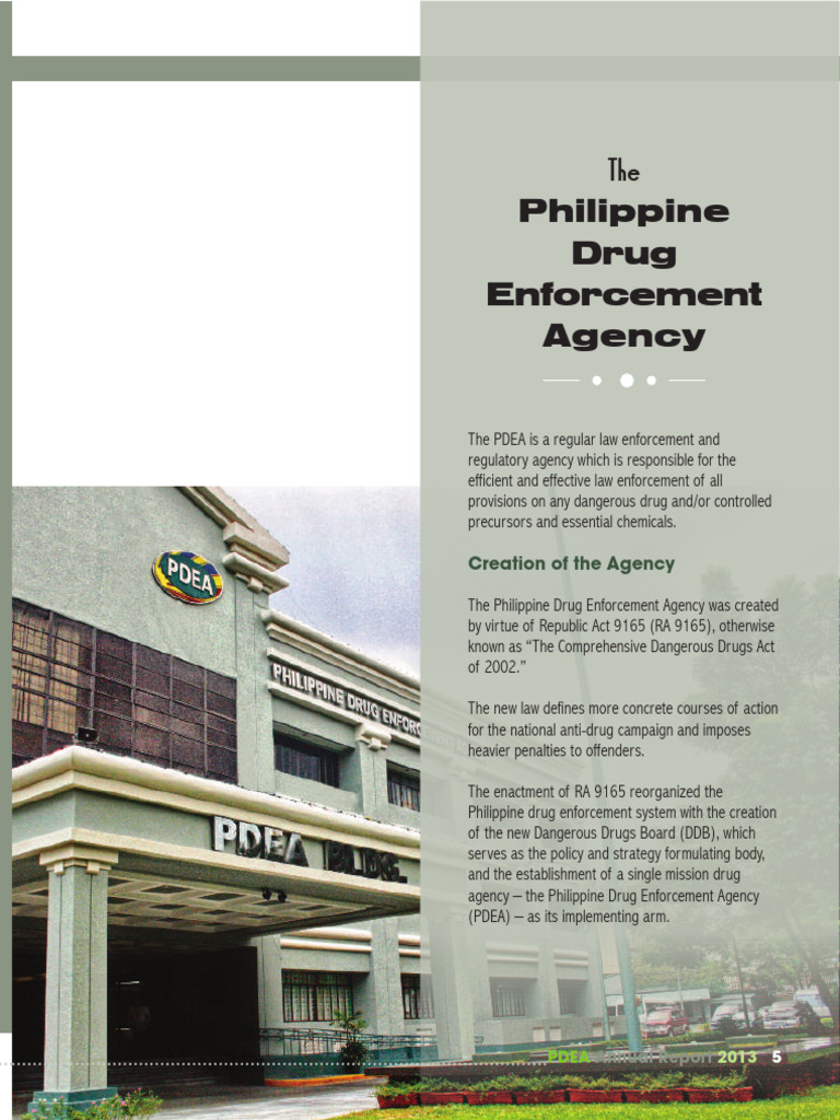 Pdea Annual Report 2013 | PDF | Justice | Crime & Violence
