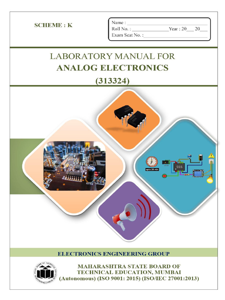 Analog Electronics Lab Manual 313324 | PDF | Amplifier | Electronic ...