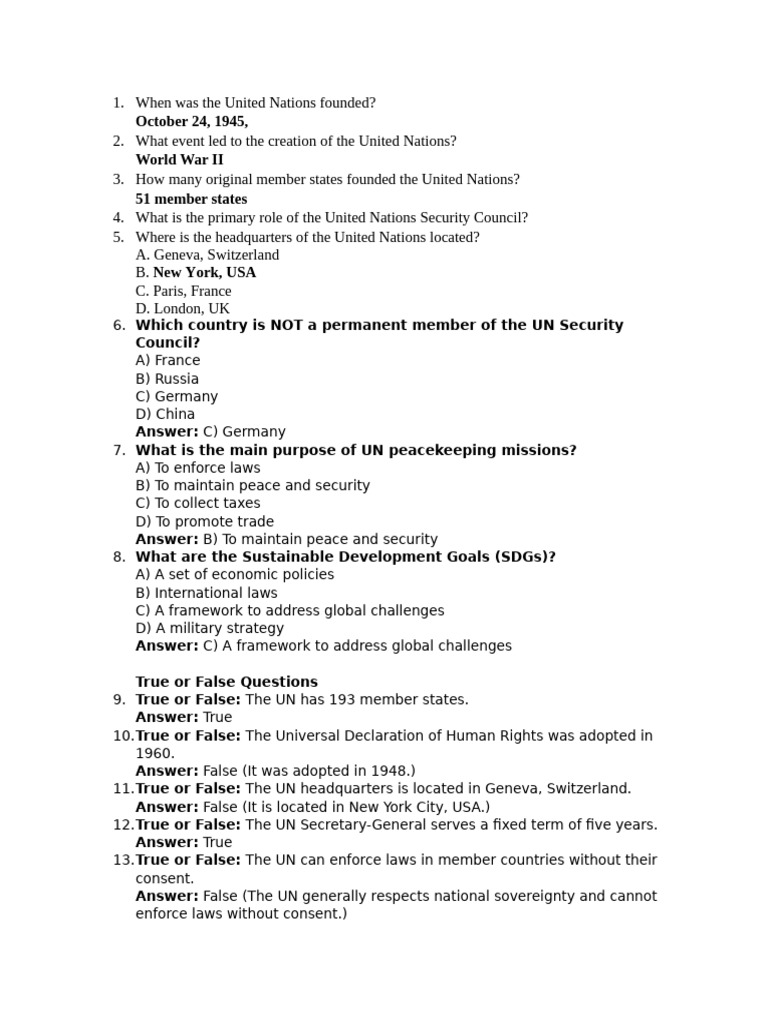 UNITED NATION | PDF | United Nations | International Relations