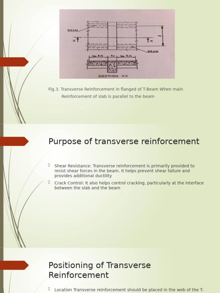 Purpose of Transverse Reinforcement | PDF | Beam (Structure) | Mechanics