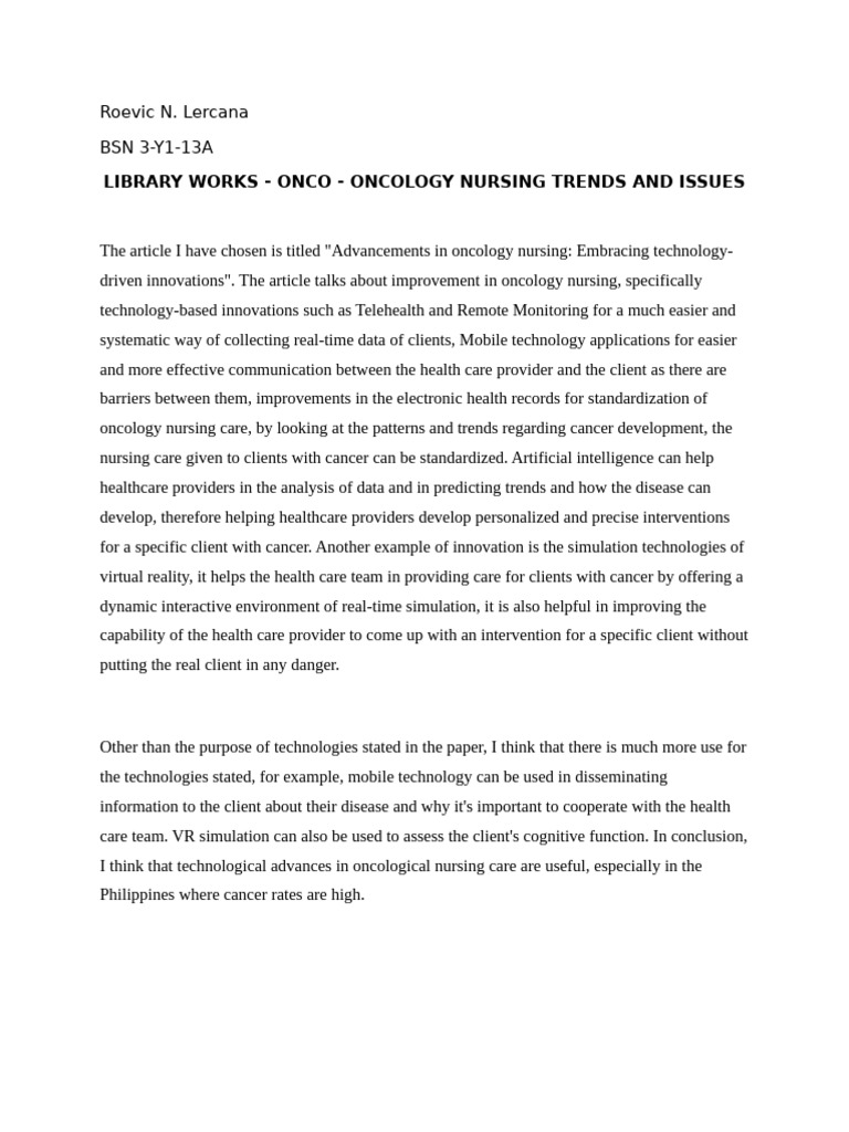 Library Works - Onco | PDF | Science & Mathematics