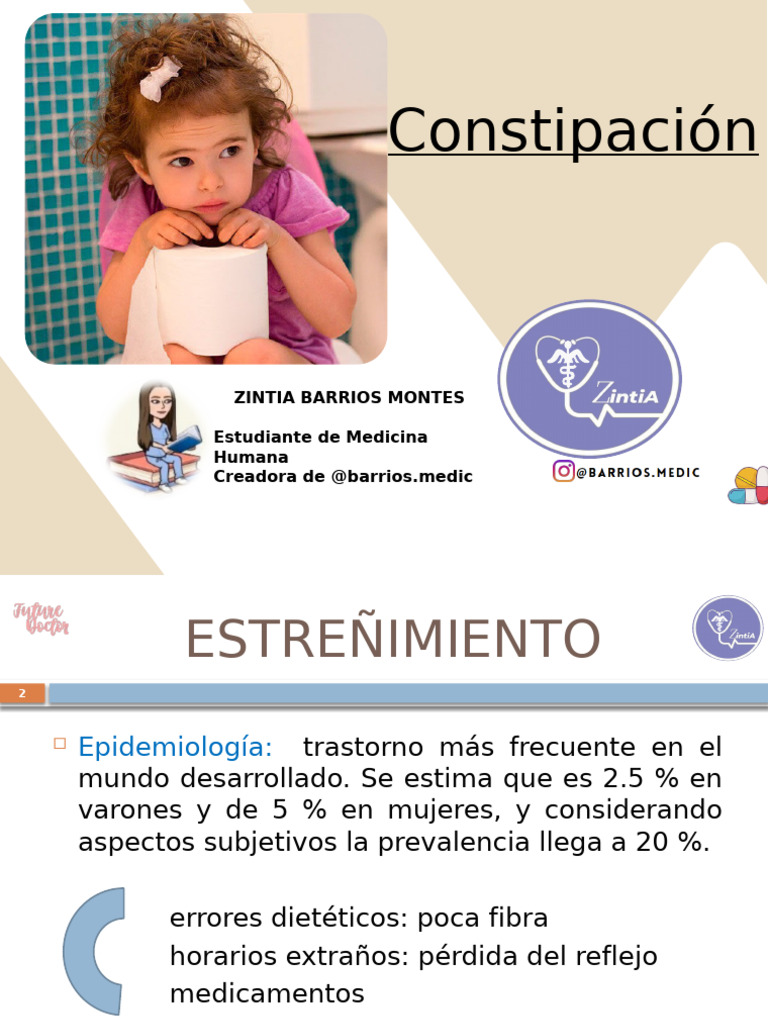 Constipacion | PDF | Estreñimiento | Enfermedades y trastornos humanos