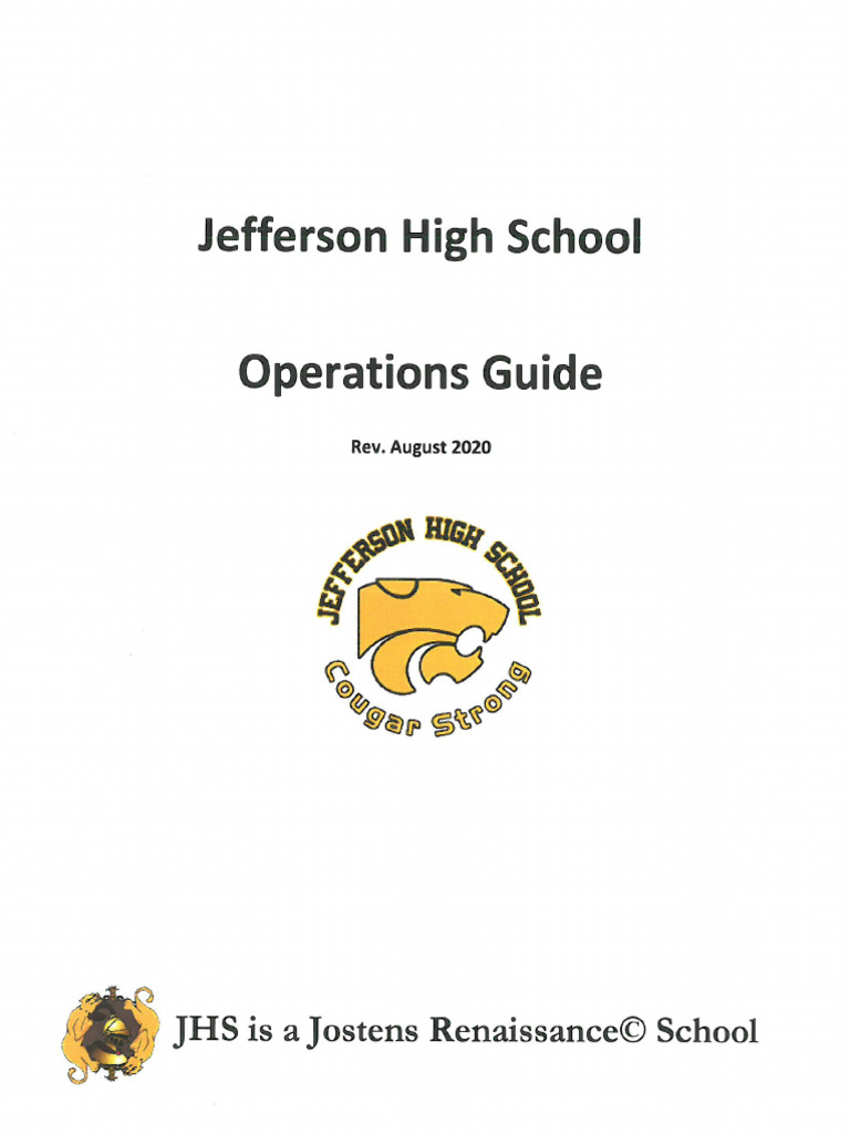JHS Operations Guide 2020-2021 | PDF