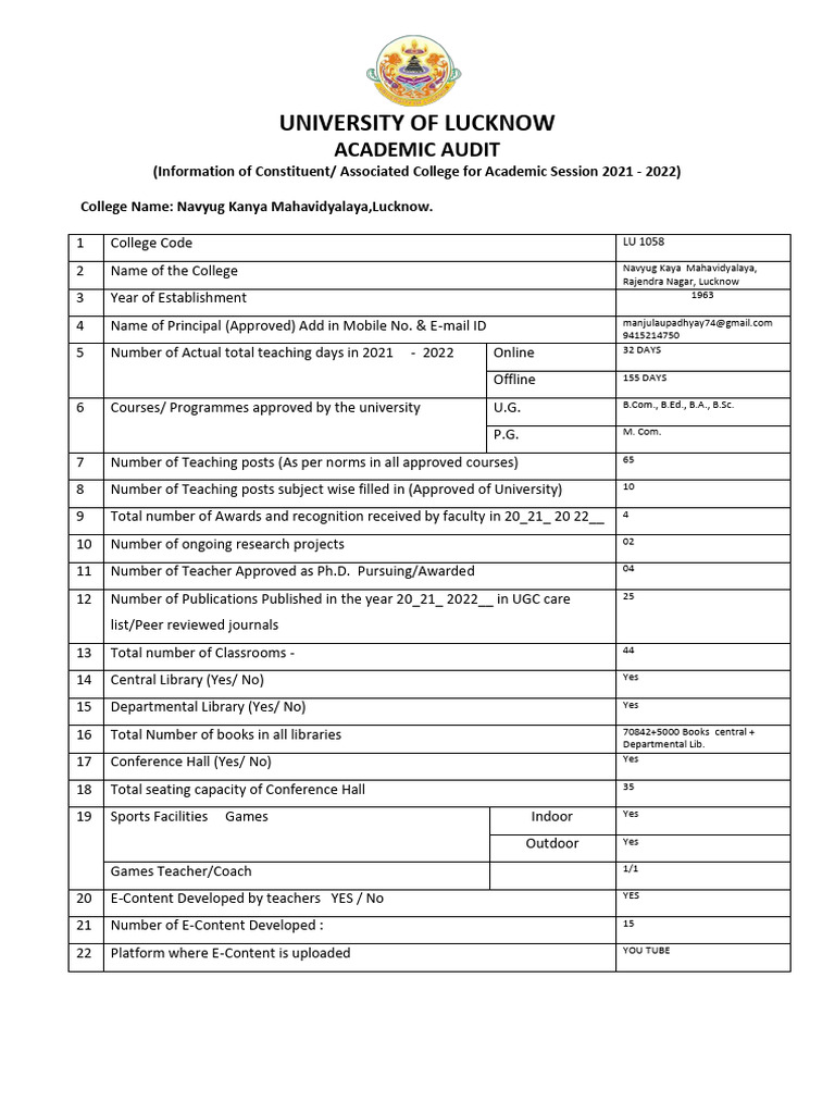 Audit Report 2021-22 | PDF