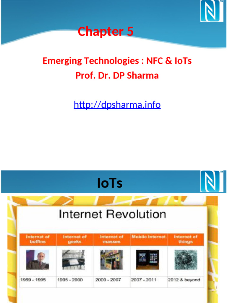 NFC and IoT Technologies Explained | PDF | Information And ...