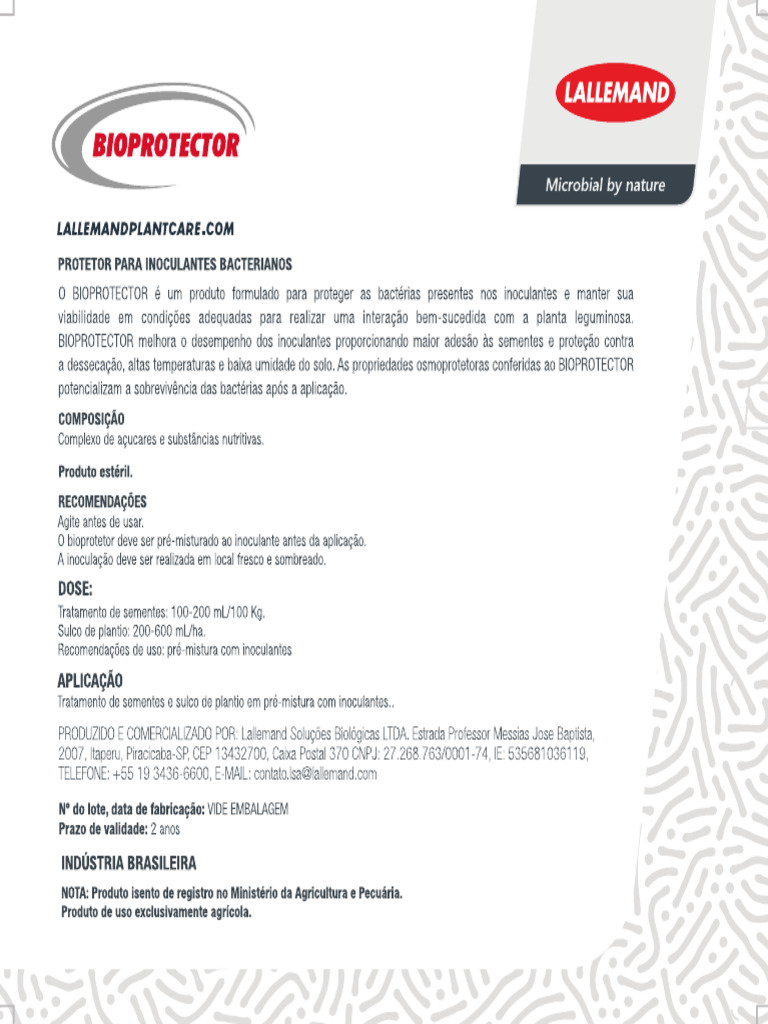 Rotulo Bioprotector | PDF