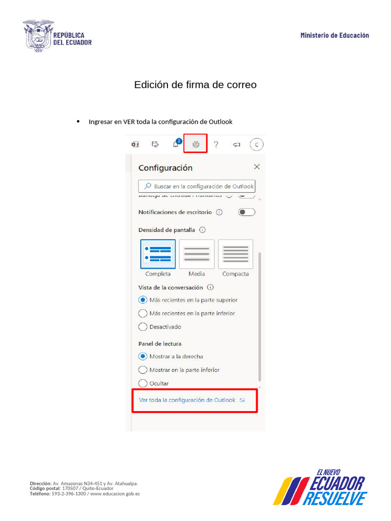 Manual firma correo | PDF
