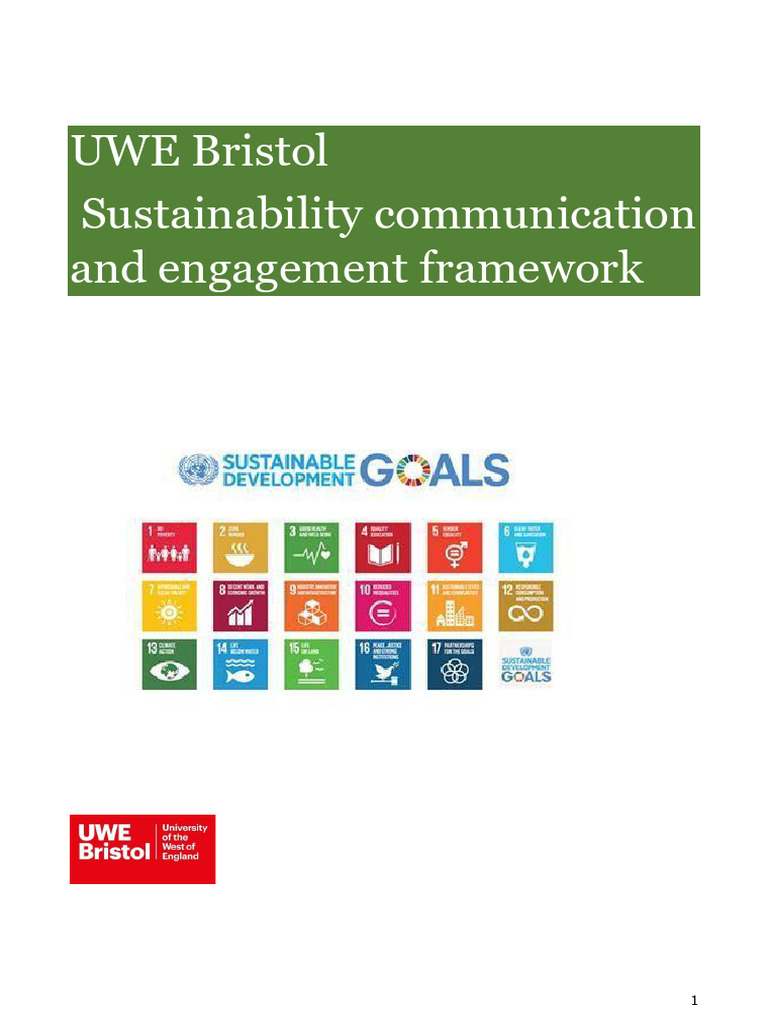 Sustainability Engagement Framework | PDF | Sustainability ...