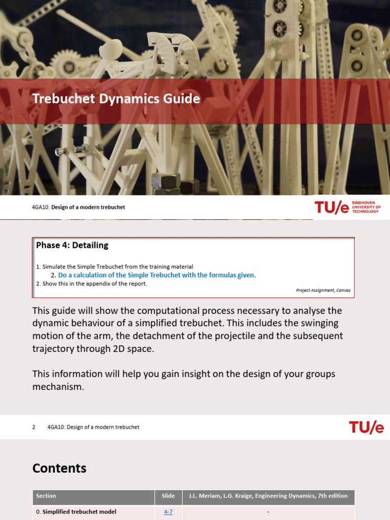 4GA10 Dynamics Trebuchet Guide | PDF | Force | Kinematics