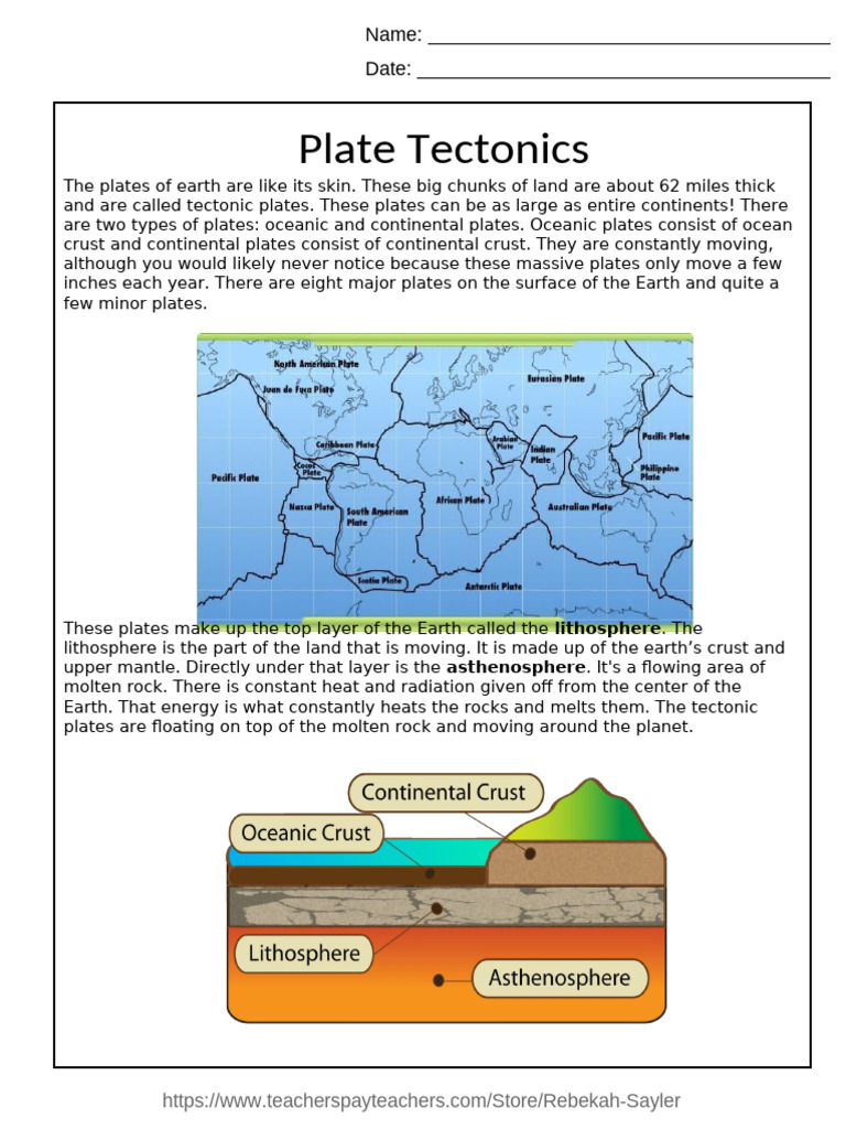 Plate Tectonics for Students | PDF | Plate Tectonics | Geophysics