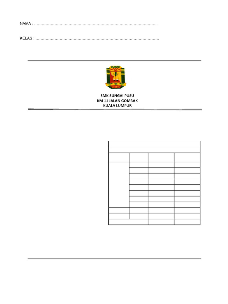 Kimia t4 k2 2023 | PDF