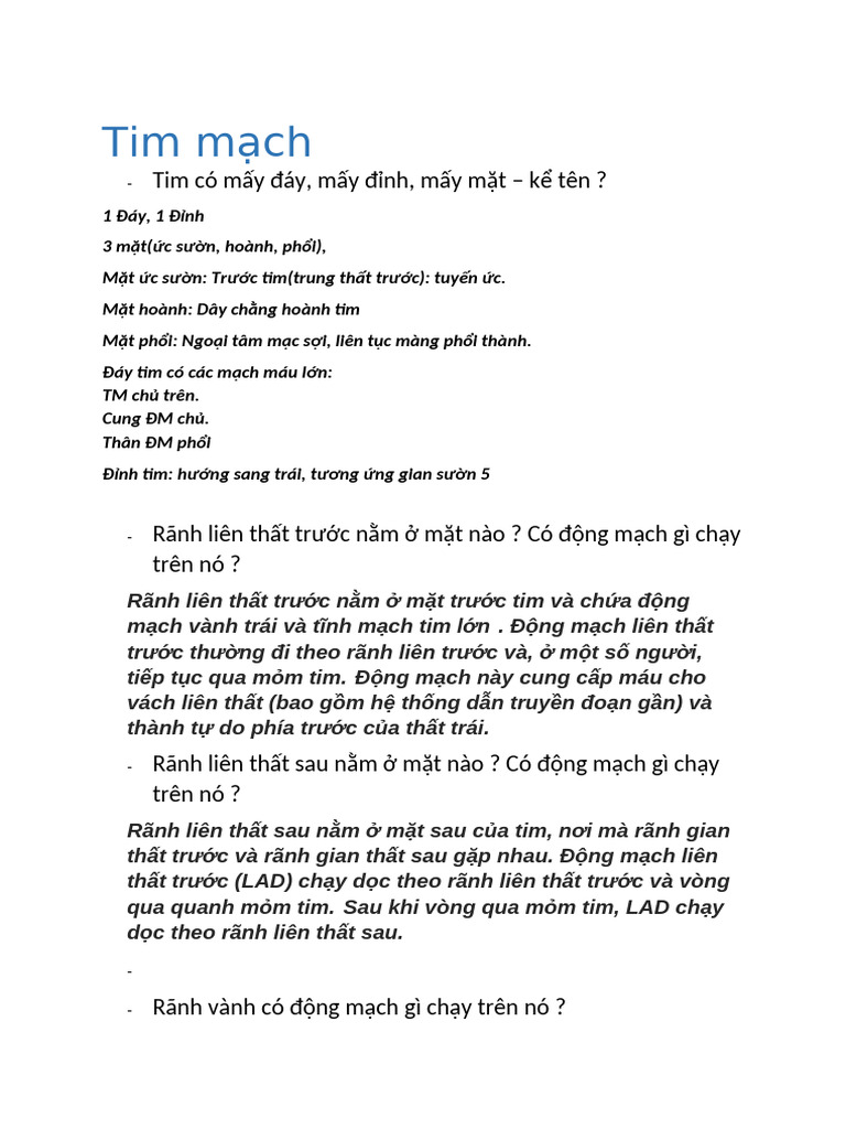 Đề cương ôn tập (GPSL) | PDF