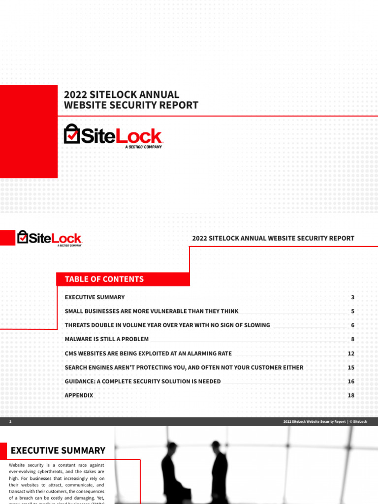 2022 SiteLock Website Security Report FINAL | PDF | Malware | Computer Security