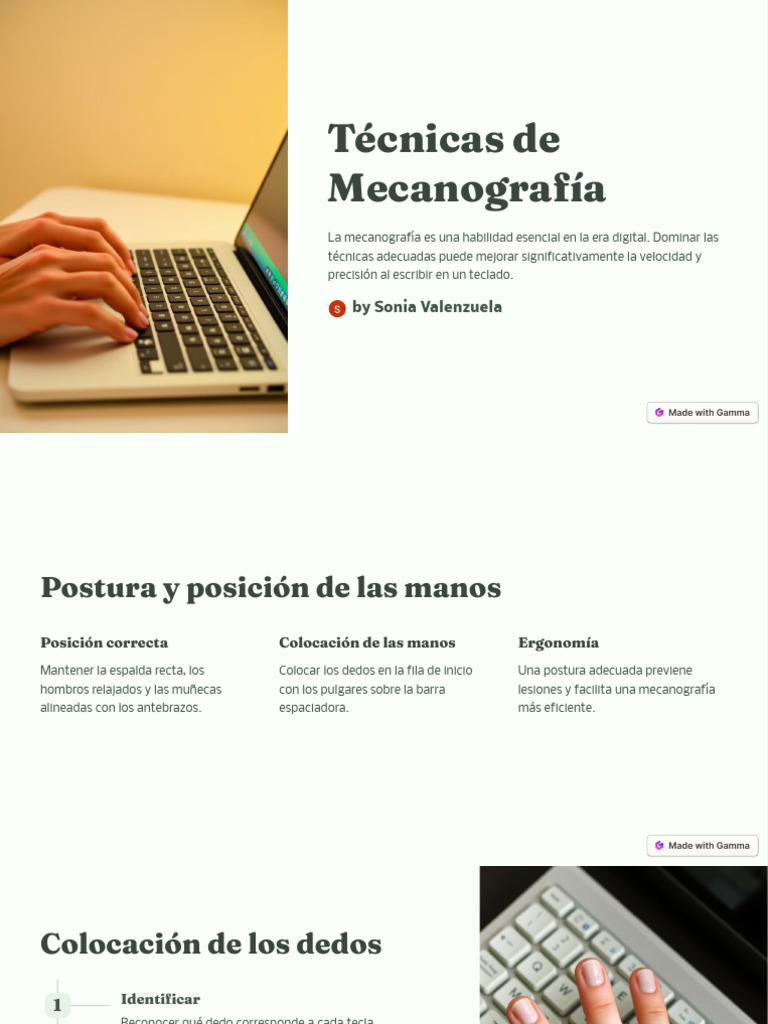 Tecnicas de Mecanografia | PDF
