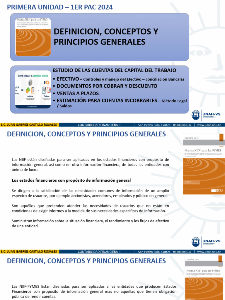 Contabilidad Financiera Ii - Primer Parcial | PDF | Efectivo | normas internacionales de ...