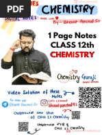 Quick Revision Chapterwise Mind-Maps Class 12 Chemistry | PDF