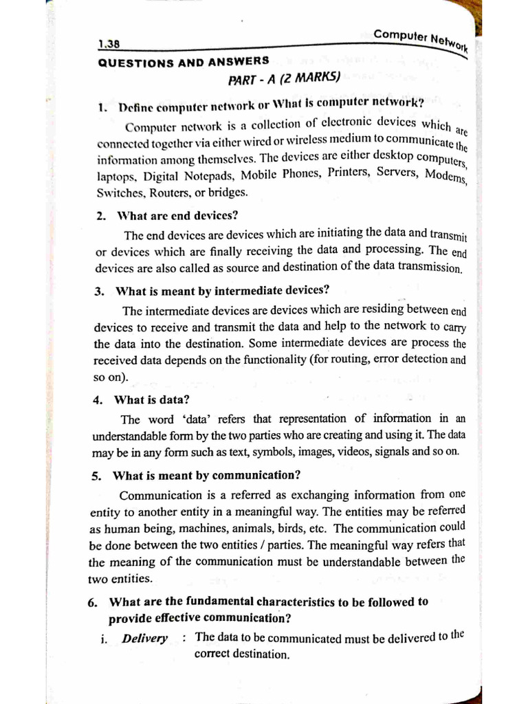 Computer Network Unit Wise | PDF